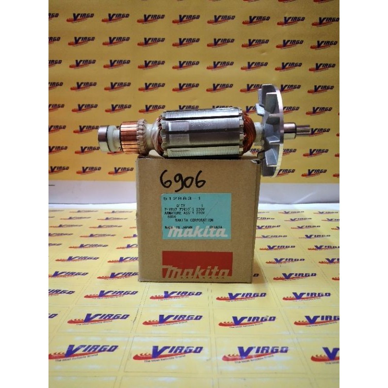 Jual ORI MAKITA 6906 ARMATURE ANGKER ASLI ORIGINAL FOR MESIN AIR IMPACT ...