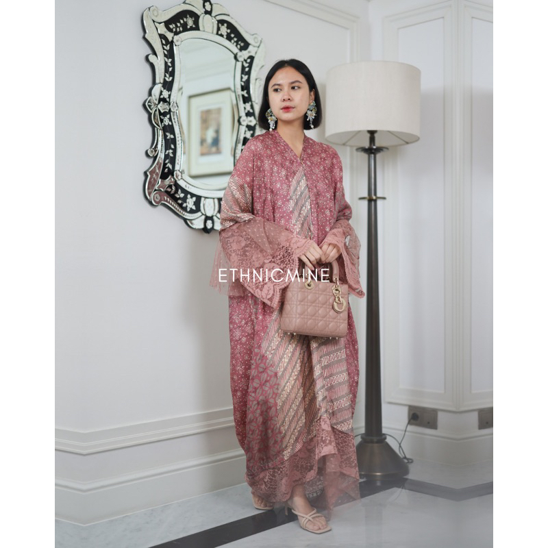 Jual Anjani Raya (dress lebaran batik viscose lace premium) | Shopee ...