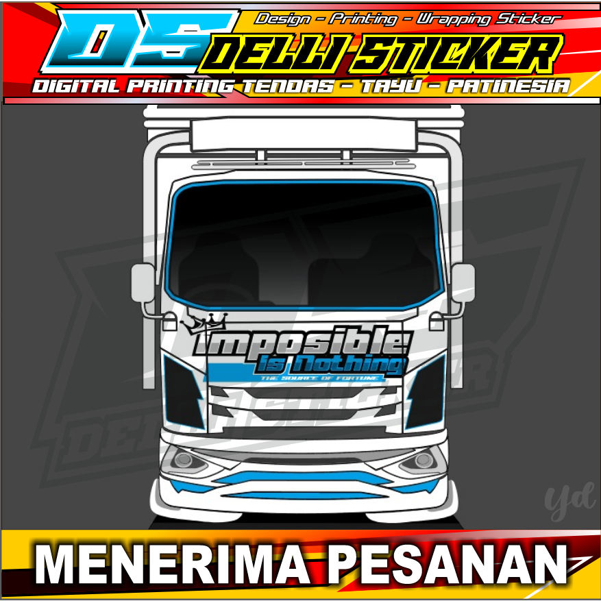 Jual Stiker Printing Kabin Depan Truk Giga - Variasi Dada Truk Elf NMR ... Jual Stiker Printing Kabin Depan Truk Giga - Variasi Dada Truk Elf NMR ...