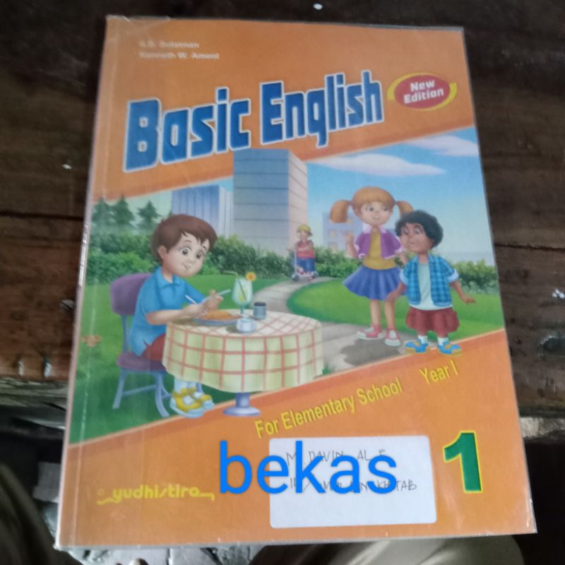 Jual Buku Basic English New Edition SD Kelas 1 - S.B. Sulaiman Penerbit ...