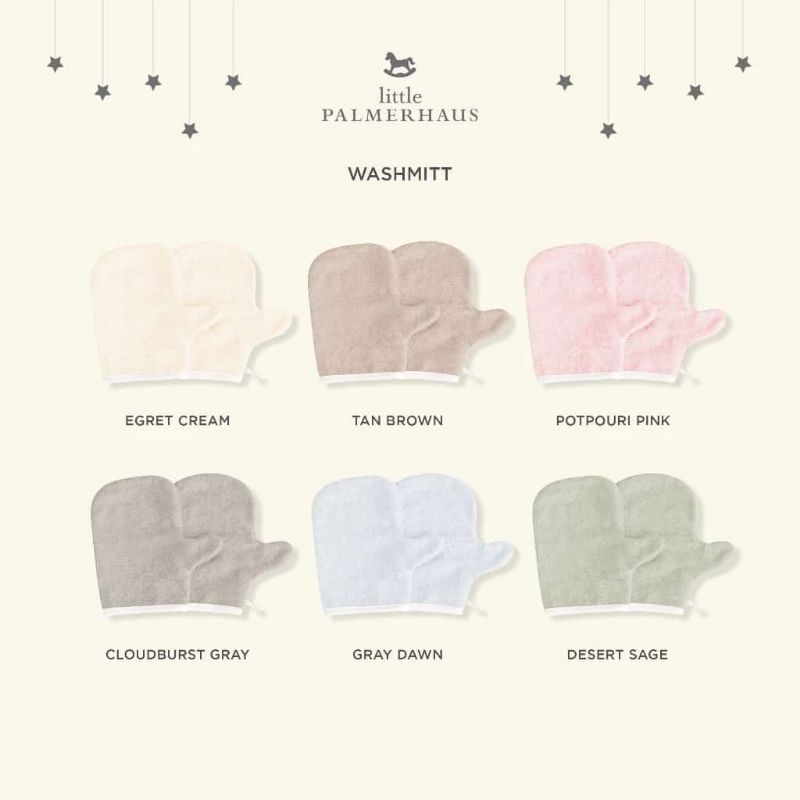 Jual [S] LITTLE PALMERHAUS Bamboo Washmitt / Waslap Bambu (2 pcs ...