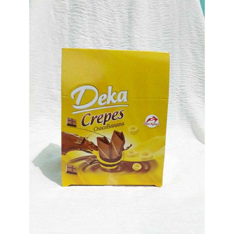 Jual Deka Crepes ChocoBanana Isi 24 Pcs | Shopee Indonesia