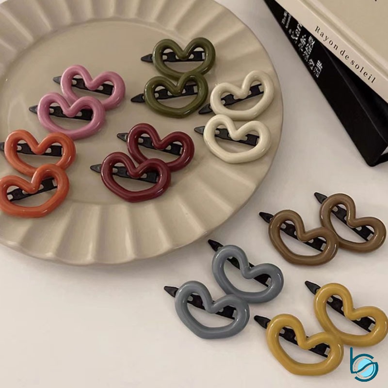 Jual Jepit Rambut Motif Love Jepit Poni Rambut Clip Poni Rambut Mini ...