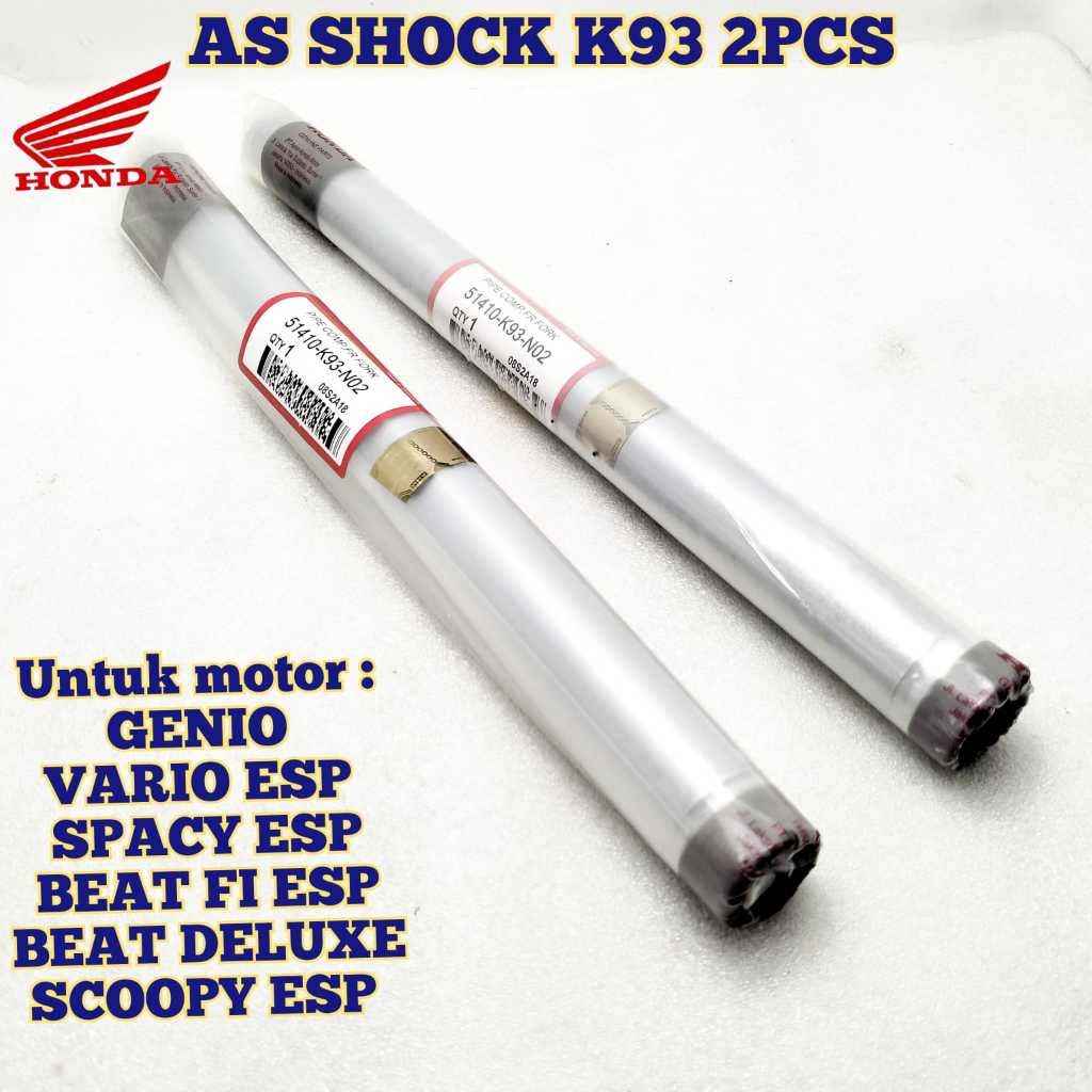 Jual AS SHOCK K93 2PCS UNTUK MOTOR GENIO VARIO ESP, SPACY ESP, BEAT FI ...