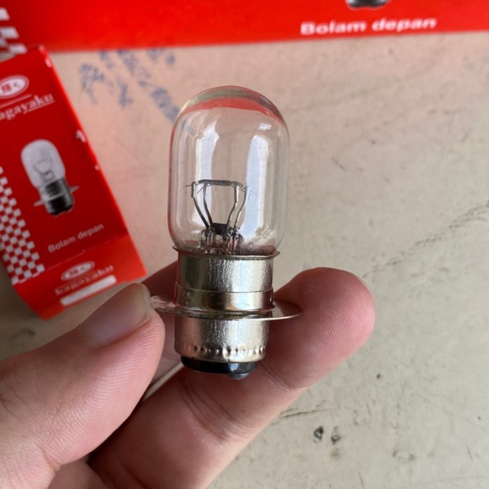 Jual DOP BOHLAM BOLAM LAMPU DEPAN MOTOR UNIVERSAL 12V 35W P15D BEBEK MATIC KAGAYAKU | Shopee ...