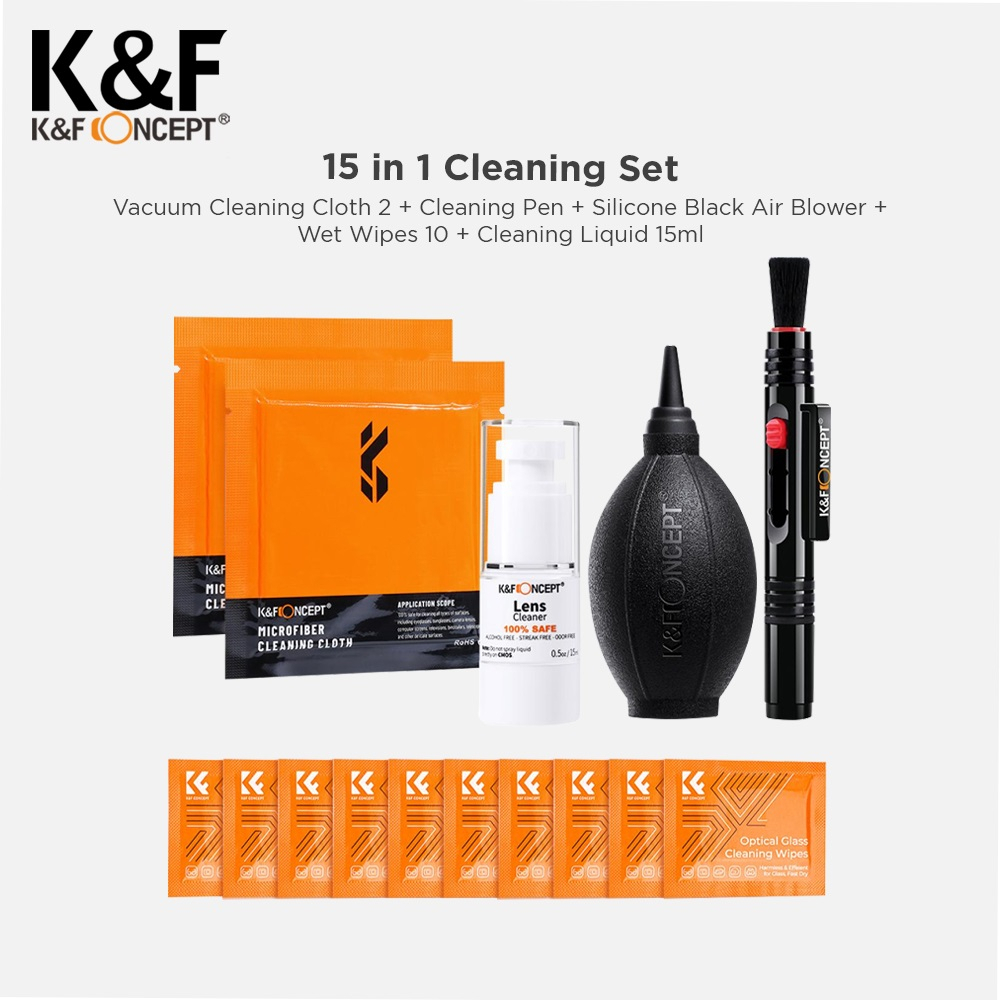 Jual K&F 5in1 Cleaning Kit For Camera | Shopee Indonesia