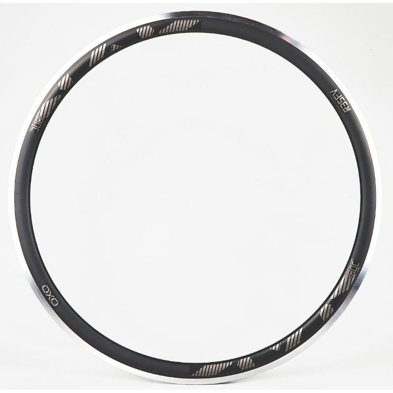 Jual Rims Velg Rim 700c Oxo R35FV 32H 35 mm Hitam Abu CNC | Shopee ...