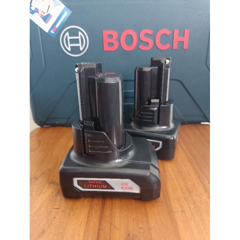 Jual Baterai Bor Cordless Bosch 12V 5Ah 7Ah GSB GSR 120 LI | Shopee ...
