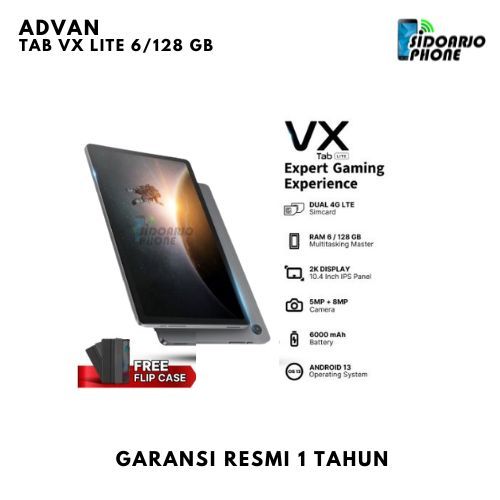 Jual Advan Tab Vx Lite 6/128 Gb Garansi Resmi 1 tahun | Shopee Indonesia