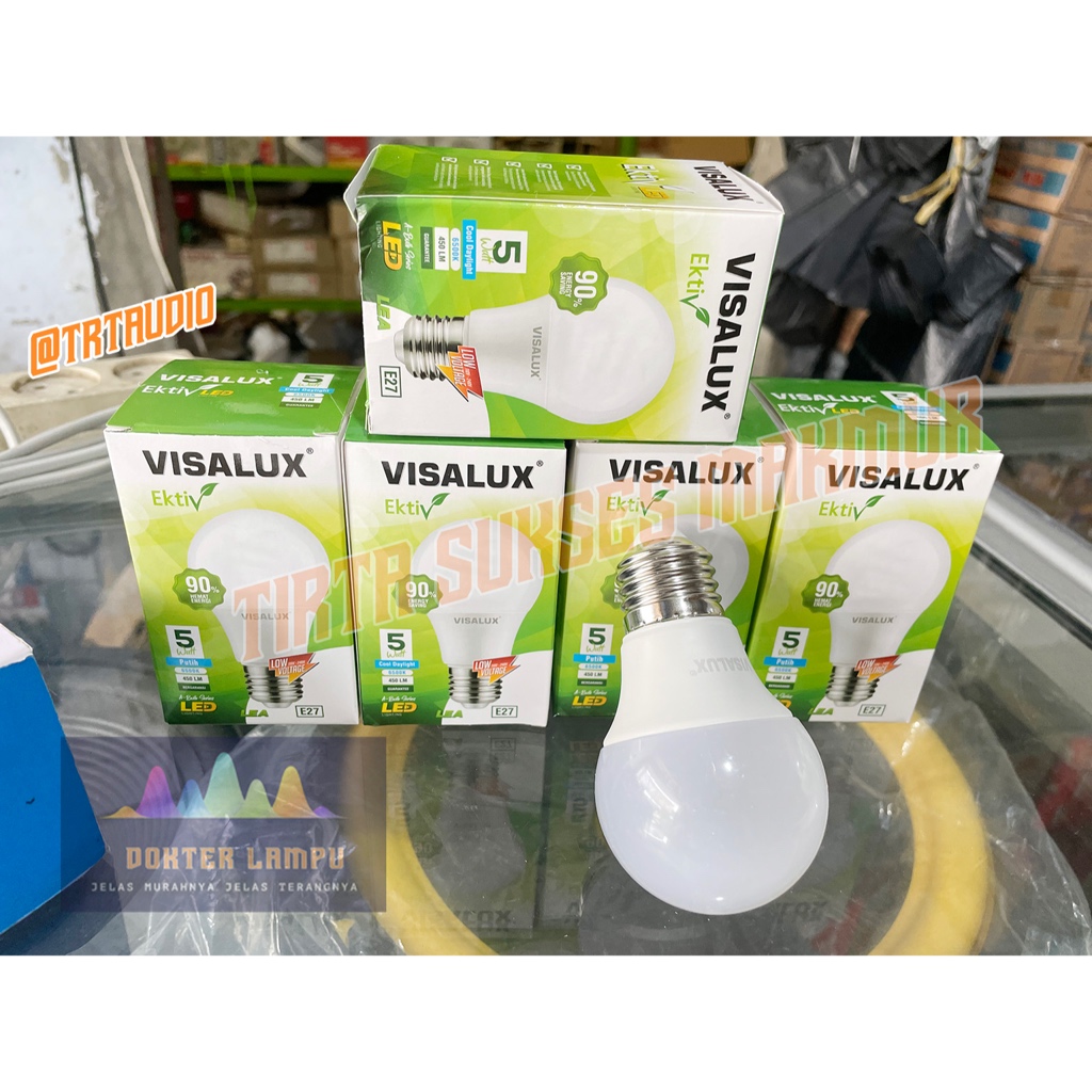 Jual LAMPU LED A-Bulb VISALUX EKTIV / 5W / 9W / 11W / 18W / 22W ...