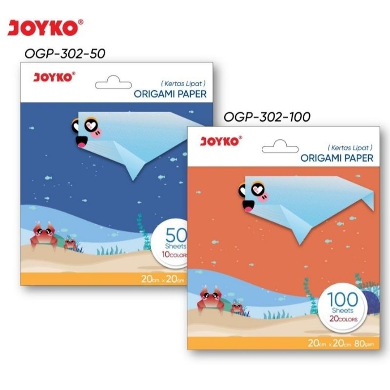 Jual Kertas Origami Joyko OGP-302 (1pad) bolak balik 20*20 | Shopee ...