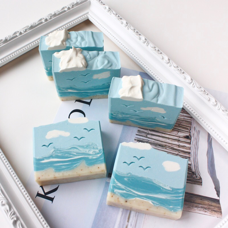Jual OCEAN BLISS Natural Soap Bar / Handmade Sabun Batang ULLOA / gift ...