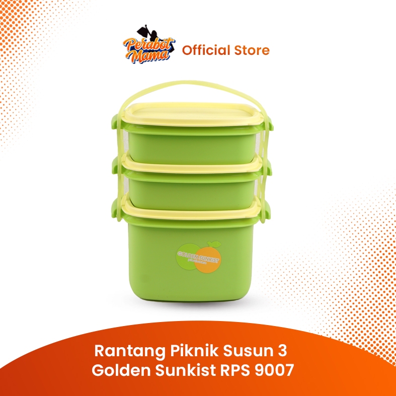 Jual RANTANG PIKNIK SUSUN GOLDEN SUNKIST RPS 9007 | Shopee Indonesia