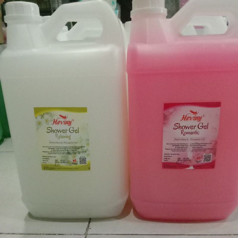 Jual HEVINY Shower Gel 5 Liter | Shopee Indonesia