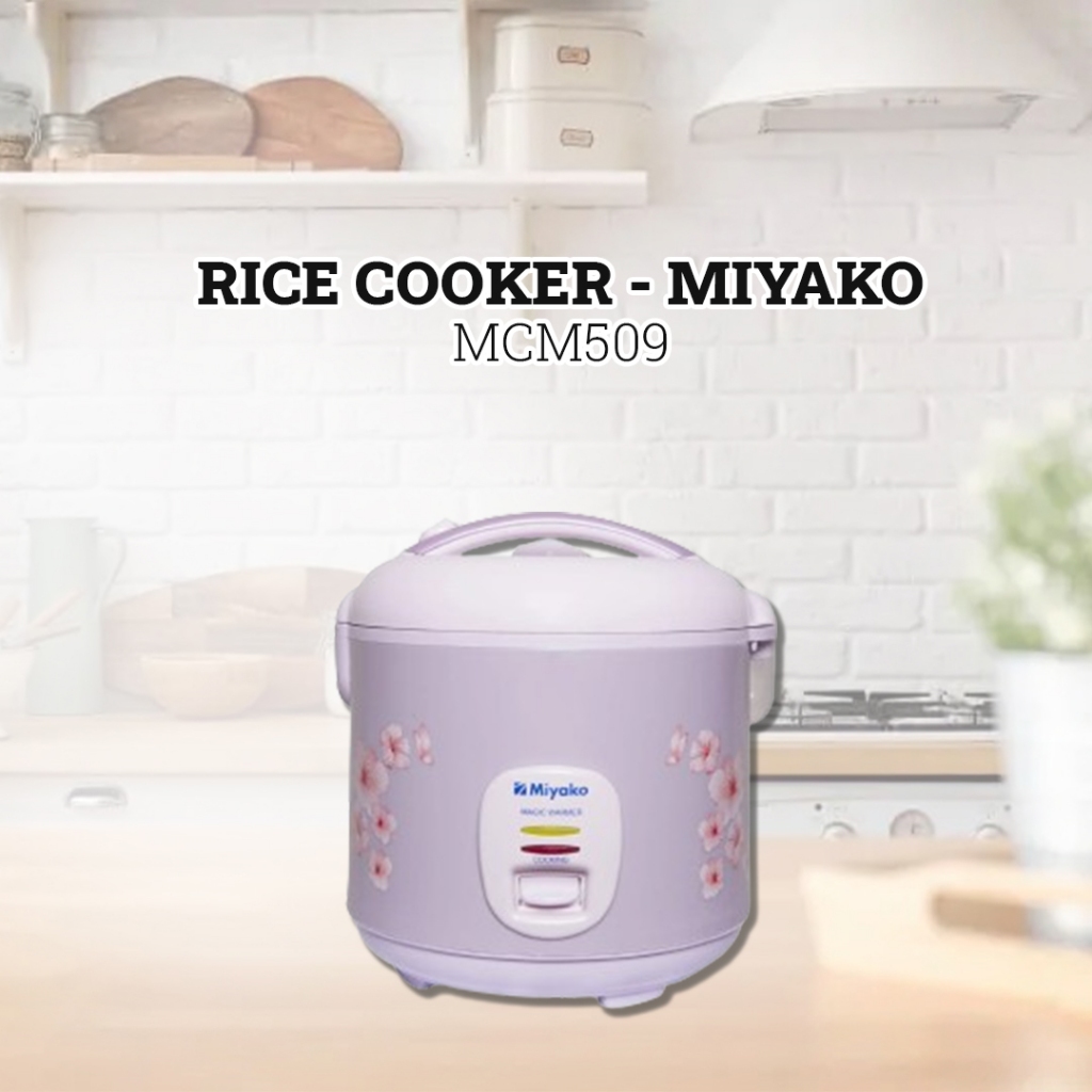 Jual MIYAKO ricecooker/magicom 1.8L mcm509 | Shopee Indonesia