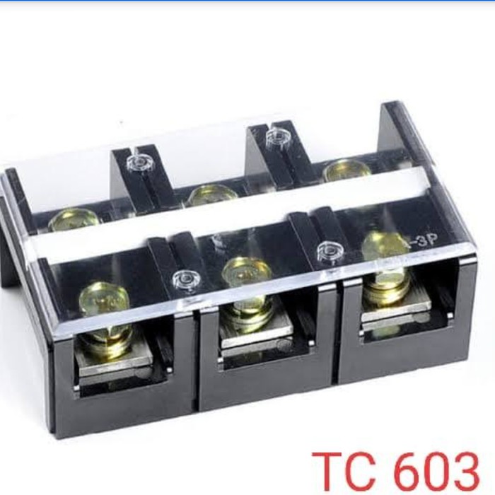 Jual Terminal Blok Kabel TC-603 Blok Kabel 3 Pole 60A | Shopee Indonesia