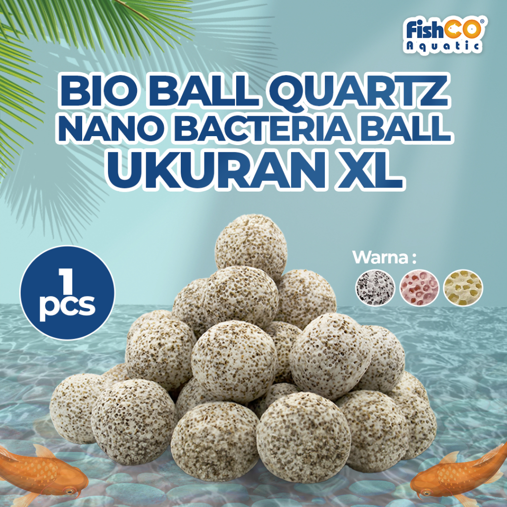 Jual Bio Ball Quartz Nanobacteria Ball Ukuran XL Rumah Bakteri Eceran ...