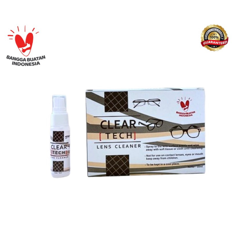 Jual CLEARTECH pembersih lensa kaca mata - kacamata | Shopee Indonesia