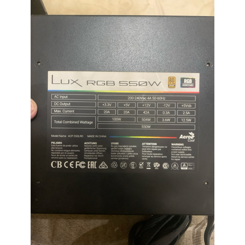 Jual PSU Aero Cool 550 Watt | Shopee Indonesia