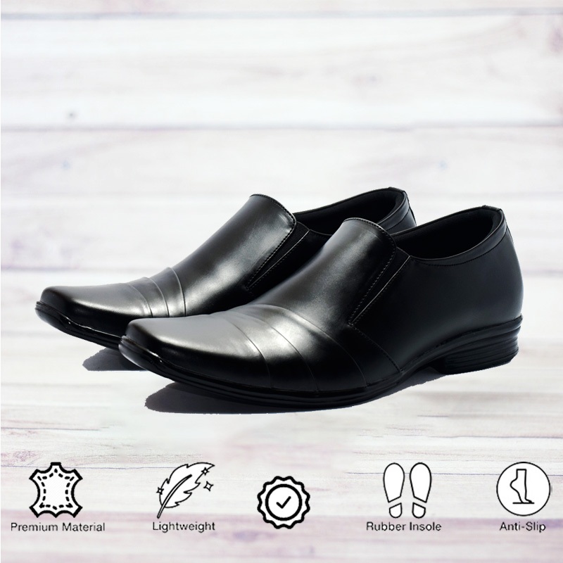 Jual Sepatu Kerja Pantofel Pria Formal Nyaman Ringan Enak Dipakai GL3 ...