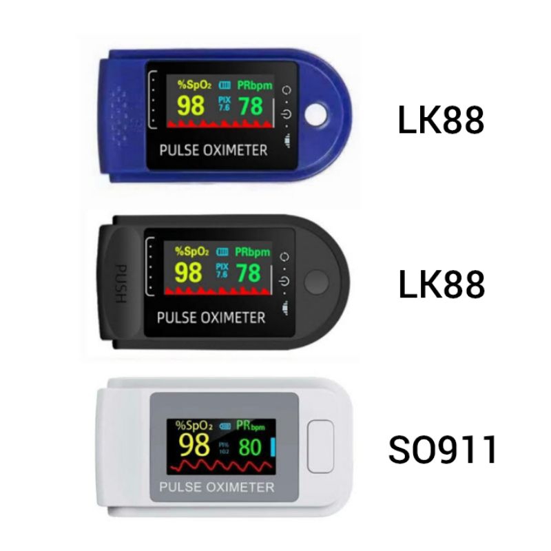Jual Pulse Oximeter LK88 Alat Ukur Oksigen Darah Jantung Oxymeter SO911 ...