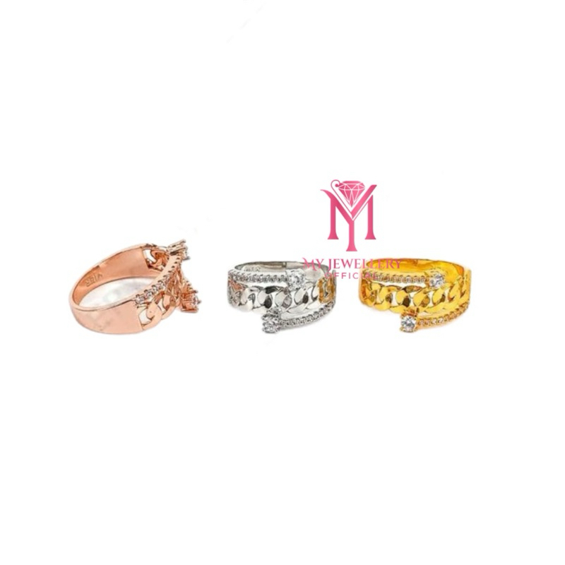 Jual My Jewellery Official - Cincin Selisih Rantai Crystal Zirconia ...