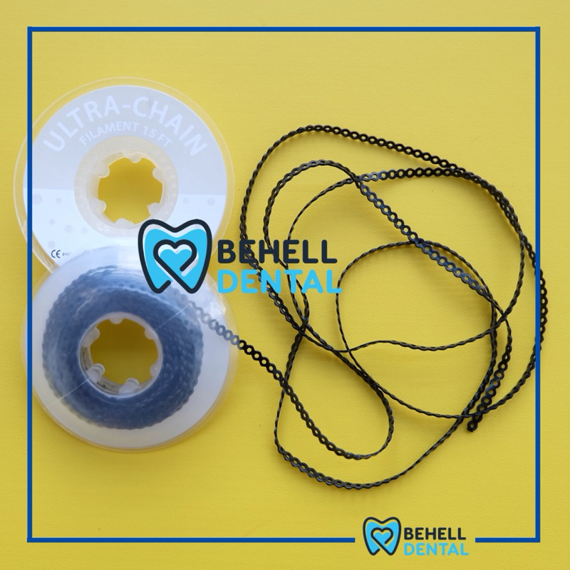 Jual TEBAL KUAT KARET BEHEL POWER CHAIN AO USA TEBAL 1 ROLL / 1 Gulung ...