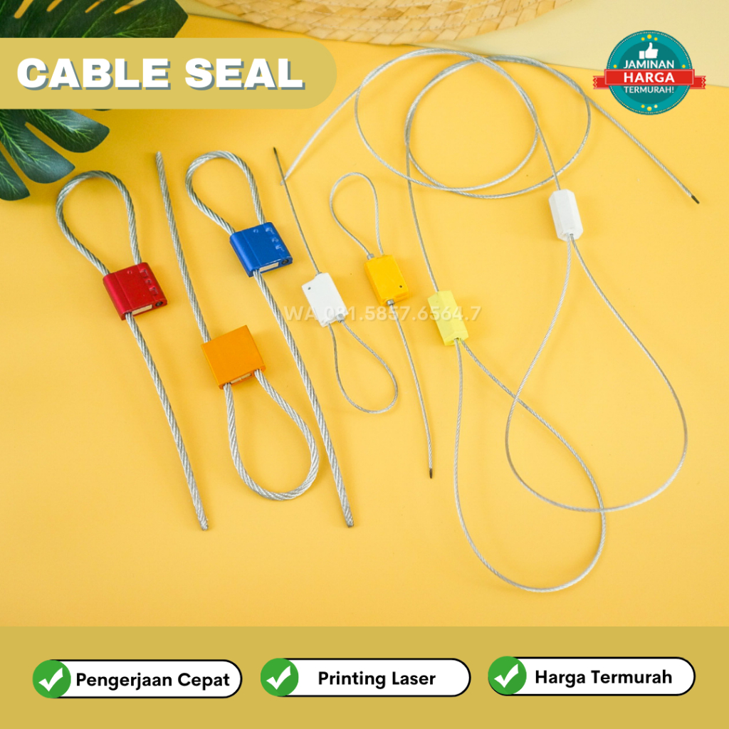 Jual Segel kawat segel locis cable seal segel pintu kontainer segel ...