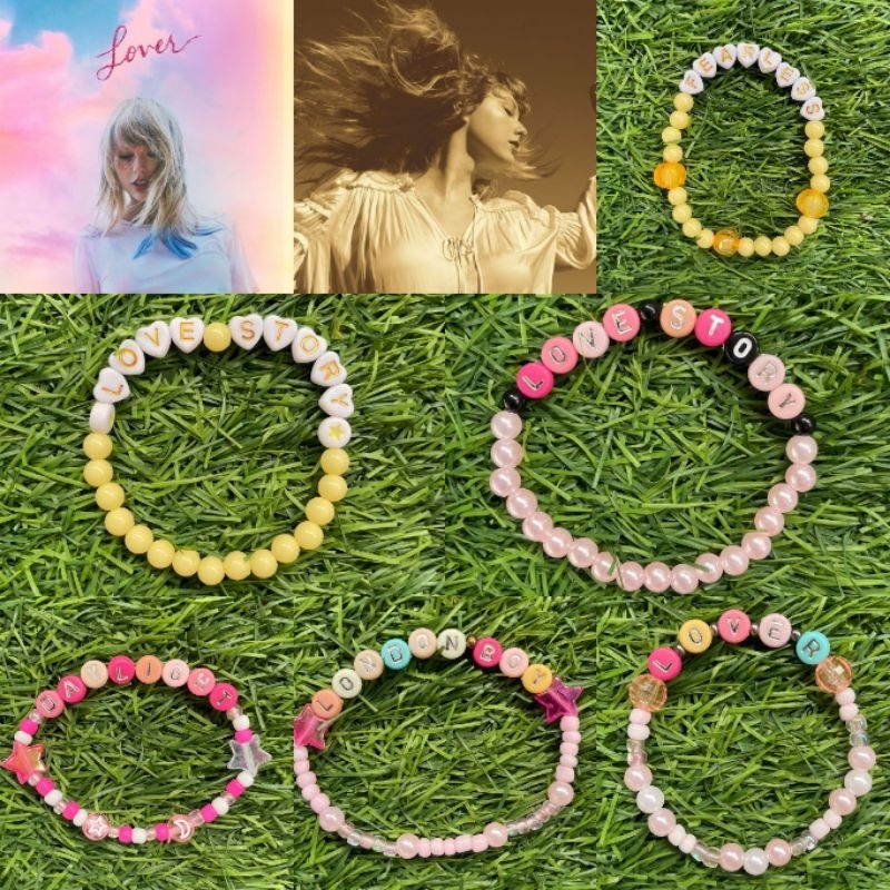 Jual (Lover & Fearless Era) Friendship Bracelet | Taylor Swift | The Eras Tour | Gelang Manik ...