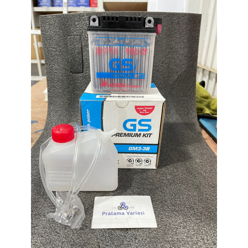 Jual Aki Yamaha RX-King / RXZ / RX Spesial GS Astra Original GM3-3B Kit ...