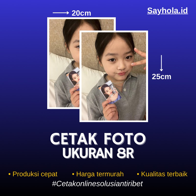 Jual Cetak foto ukuran 8R | proses cepat 1hari | Shopee Indonesia