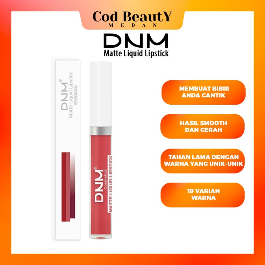Jual DNM LIPSTICK MATTE LIP CREAM LIQUID LONG LASTING WATERPROOF ...