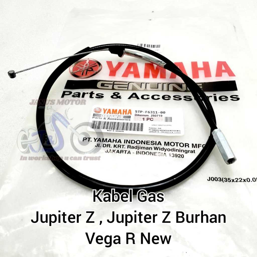 Jual Kabel gas Yamaha Jupiter Z New Burhan Vega R New 5TP Kualitas ...