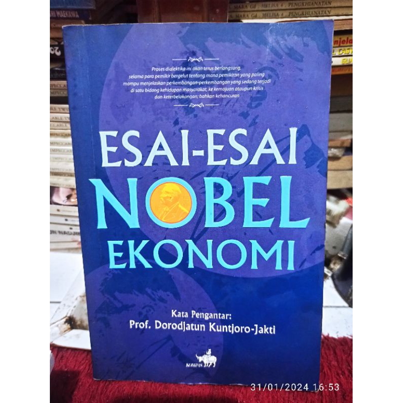 Jual buku esai esai Nobel ekonomi | Shopee Indonesia