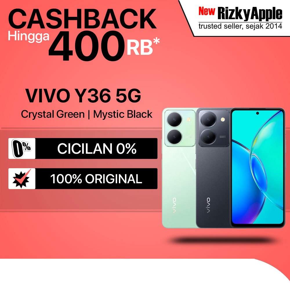 Jual VIVO Y36 5G 256GB RAM 8GB Black Green Garansi Resmi Bukan V29 | Shopee Indonesia