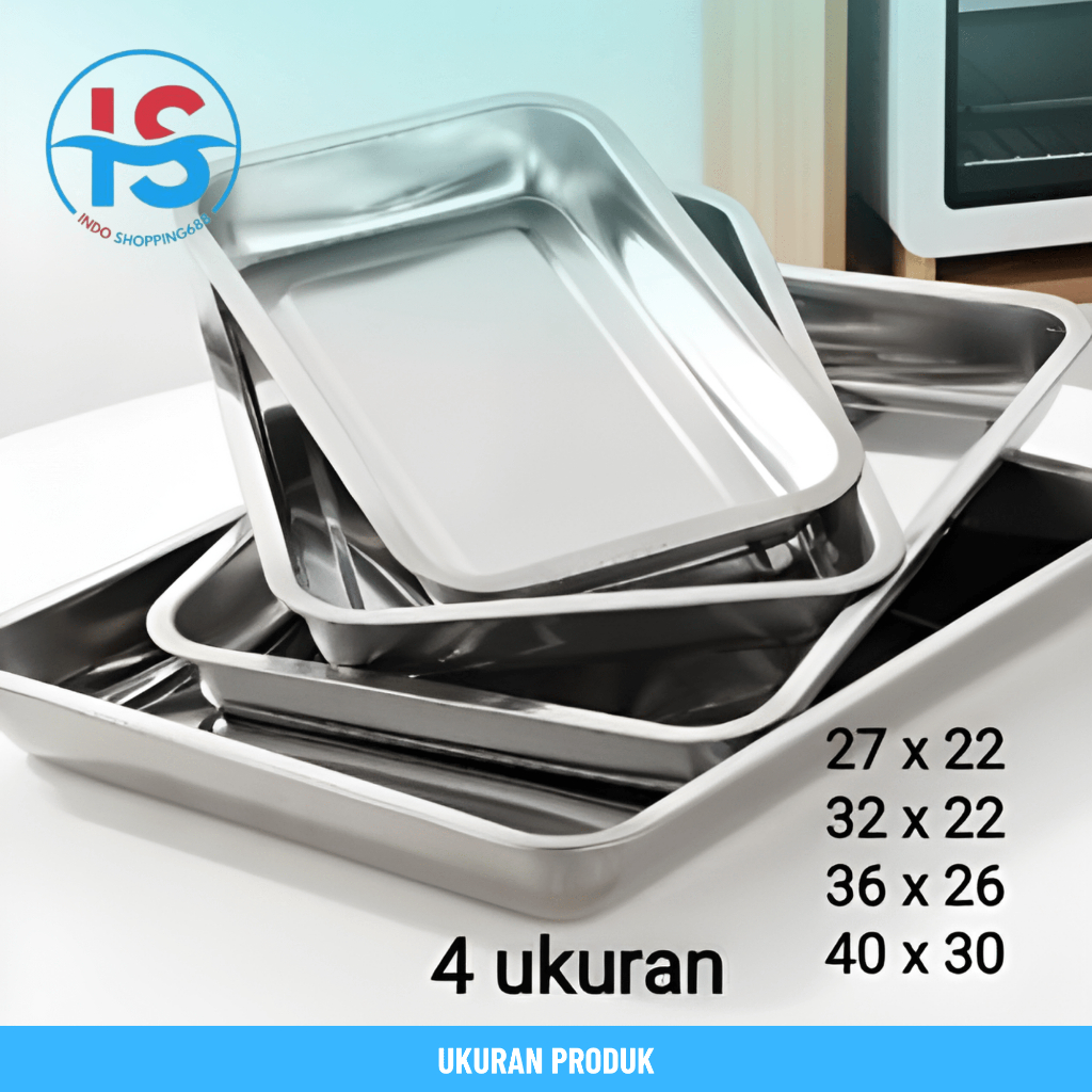 Jual IS - NAMPAN STAINLES - BAKI BAKING TRAY NAMPAN - BAKI TRAY SAYUR ...