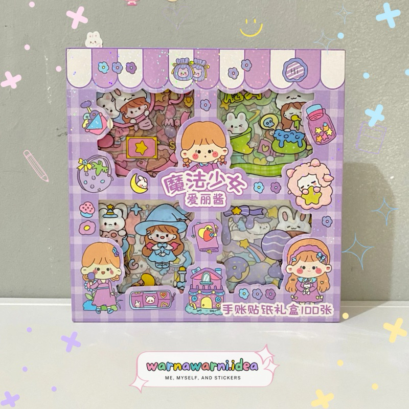 Jual Stiker Ellie Box Isi 100Pcs Waterproof - Stiker Karakter Ellie ...