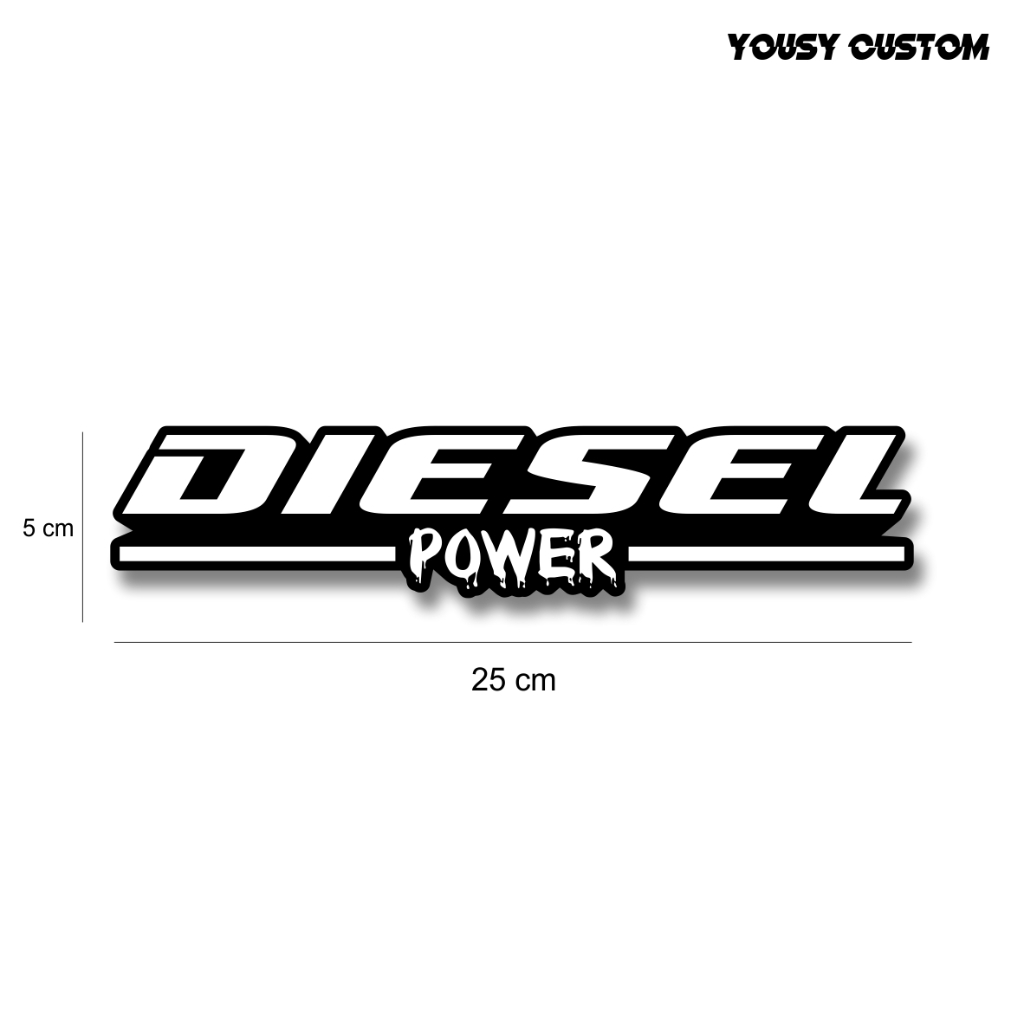 Jual Stiker DIESEL POWER Cumi Cumi Darat Viral Murah | Shopee Indonesia