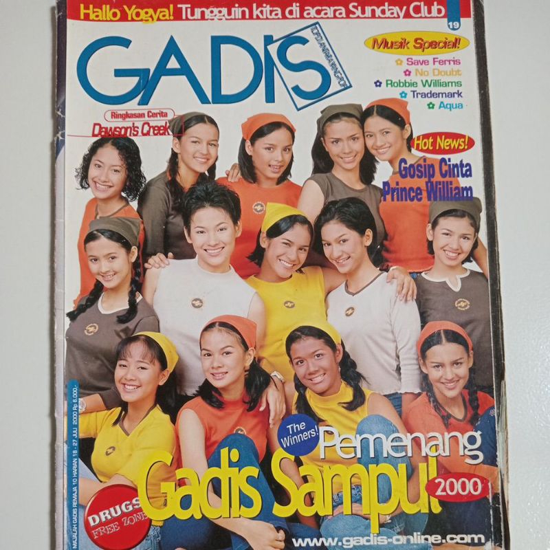 Jual Majalah Gadis Tahun 2000 Cover 14 Finalis Gadis Sampul | Shopee Indonesia