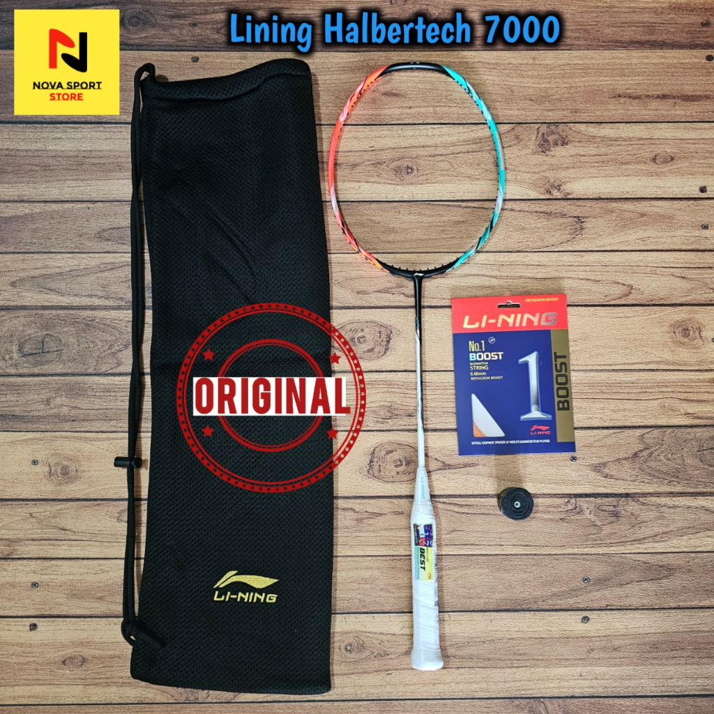 Jual Raket Badminton Lining Halbertec 7000 | Shopee Indonesia