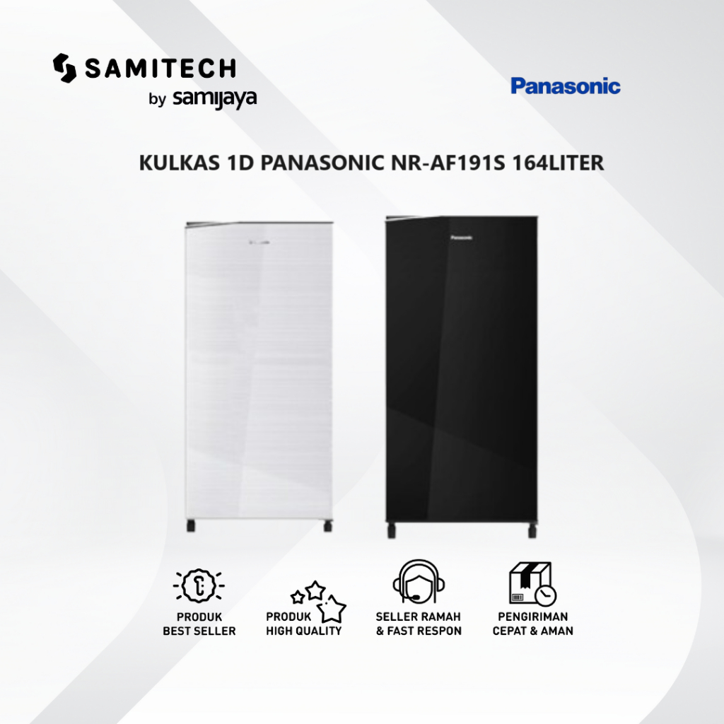 Jual KULKAS 1D PANASONIC NR-AF191S NR AF191S 164LITER | Shopee Indonesia
