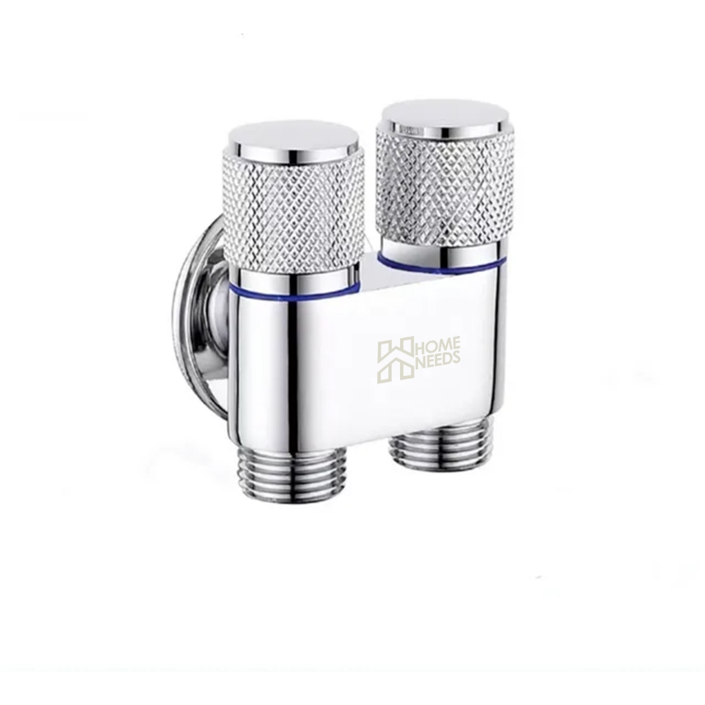 Jual Homeneeds Kran Cabang Double Angle Valve Stop Kran Cabang ...