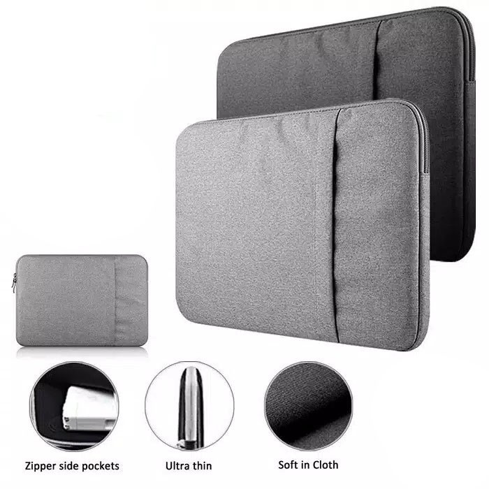Jual TAS LAPTOP MACBOOK SOFTCASE SLEEVE CANVAS Waterproof 14-15 inch ...