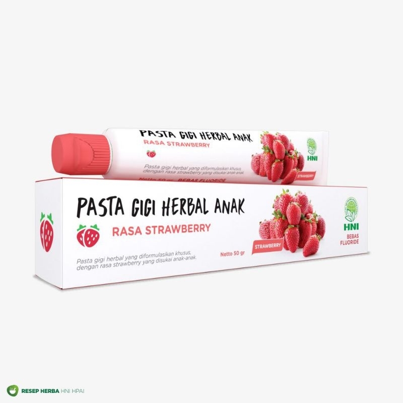Jual pasta gigi herbal anak rasa strawberry | Shopee Indonesia