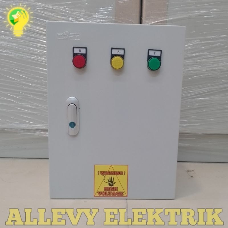 Jual BOX PANEL INDOOR 30X40X20 PLAT 1MM + PILOT LAMP RST + REL MCB ...