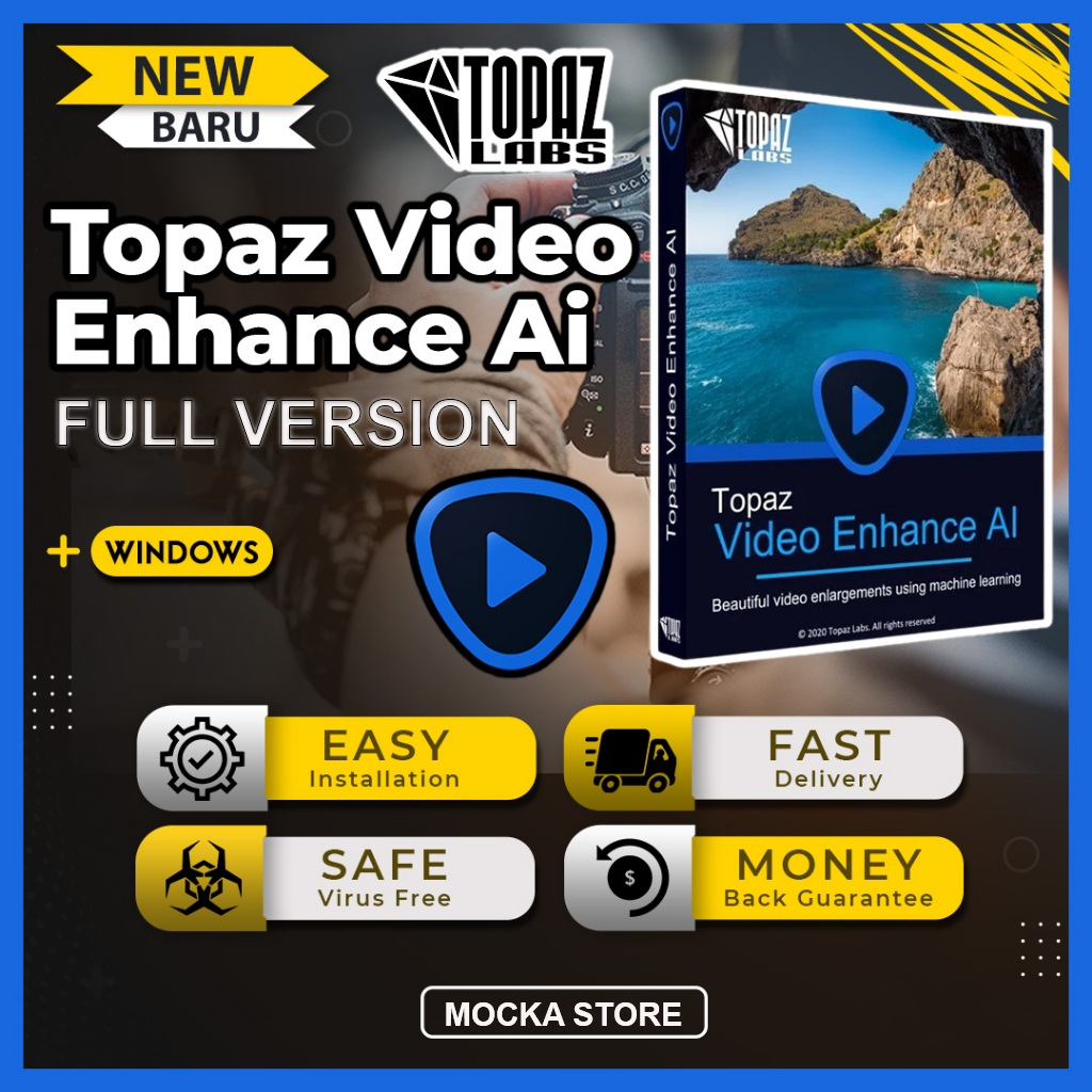 Jual Topaz Video Enhance AI v4 Lifetime Windows (64-Bit) | Shopee Indonesia