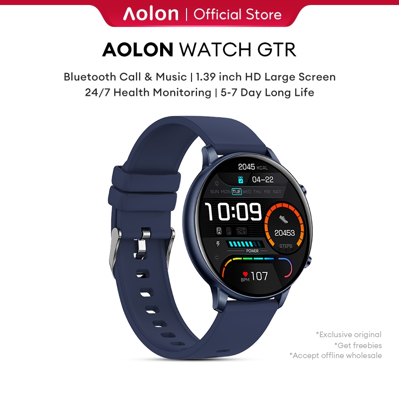 Jual Aolon GTR Original SmartWatch Bluetooth Call Jam Tangan Pria ...