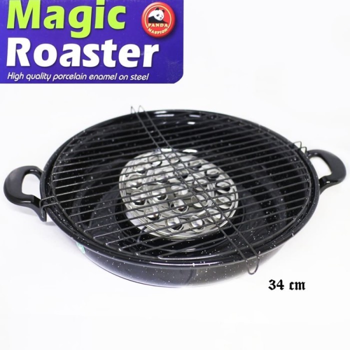 Jual Magic Roaster 34 cm Maspion MR-34M Panggangan Ayam Sosis Ikan Sate ...