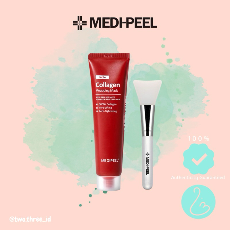 Jual [MASKER VIRAL] MEDIPEEL Red Lacto Collagen Peel Off Mask 70mL ...