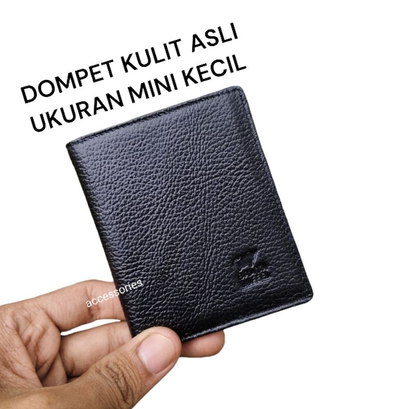 Jual Dompet Mini Pria wanita Kulit Asli | Dompet kulit Sapi Ukuran ...